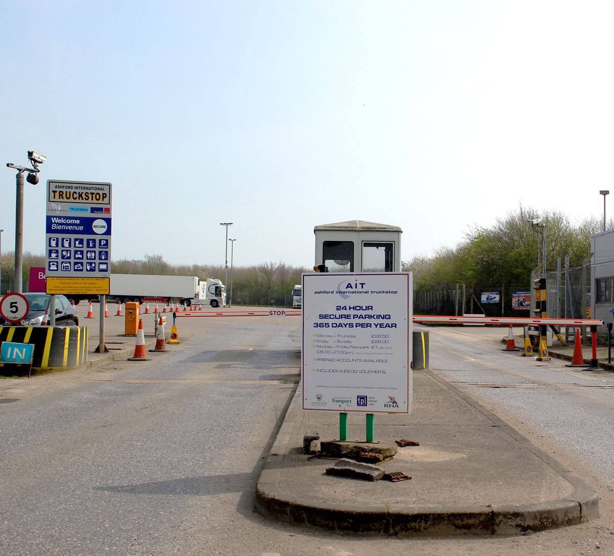 Ashford International Truck Stop | Secure Facilities, including ...
